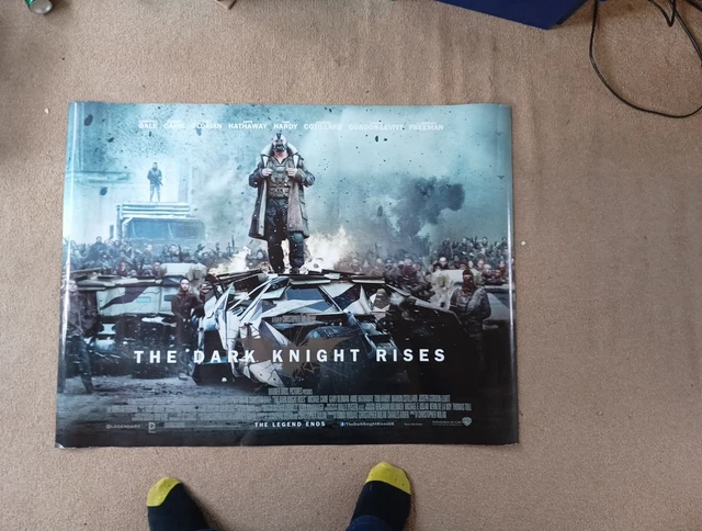 THE DARK KNIGHT Rises - Rare Bane UK Cinema Quad Poster - Batman £18.92 ...