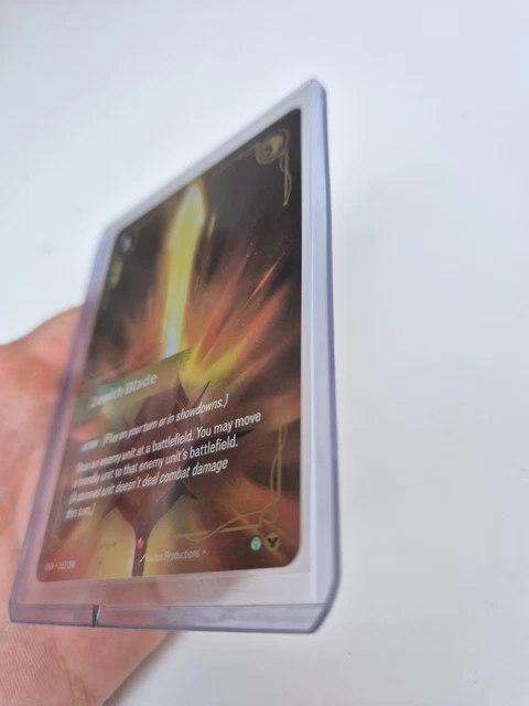 ZENITH BLADE 2025 League of Legends Riftbound English TCG OGN 262/298 ...