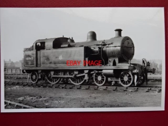 PHOTO LMS Class 2P Loco No 41945 £2.00 - PicClick UK