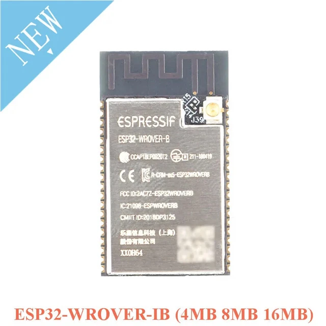 ESP32-WROVER-IB WIFI BLUETOOTH Módulo Inalámbrico Doble Núcleo 4MB 8MB ...