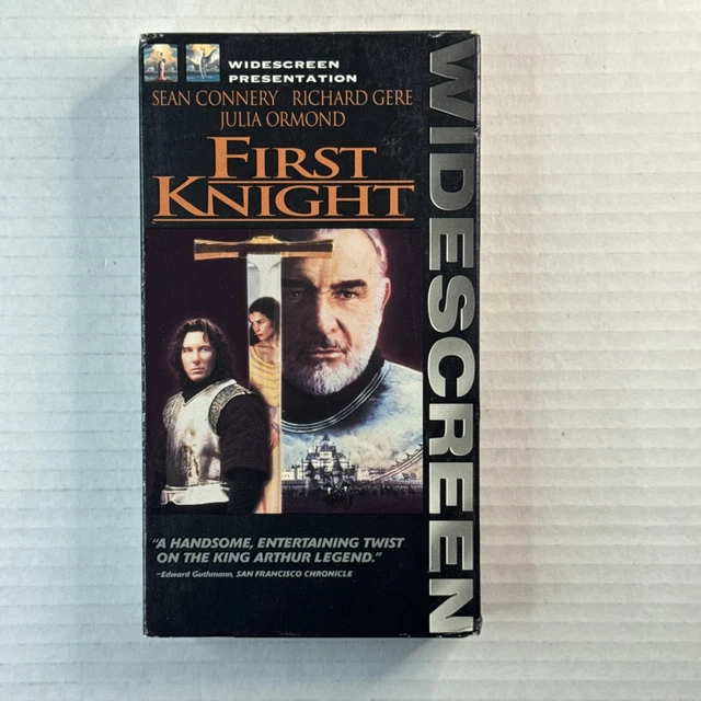 “FIRST KNIGHT” (VHS) Starring Sean Connery, Richard Gere & Julia Ormond ...
