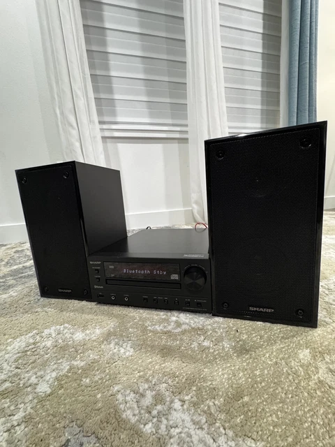 SHARP XL-HF102 22W Hi-Fi Component System CD Player w/ Speakers *No ...