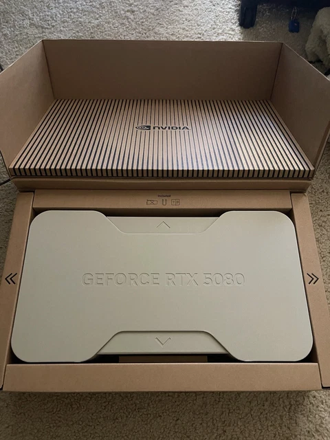 NVIDIA RTX 5080 FE Founders Edition GEFORCE GRAPHICS CARD IN HAND NEW ...