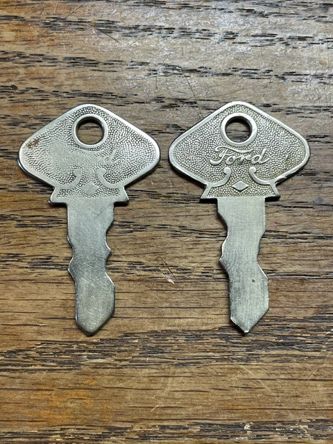 ANTIQUE FORD MODEL T , A Key #61 & #65 Ford Script Diamond Stamp Lot of ...