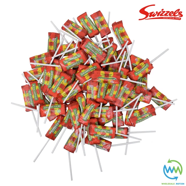 SWIZZLES DRUMSTICK LOLLIES Individual Wrapped SWEETS CHEW Retro CANDY ...
