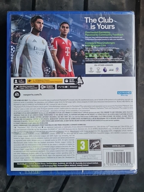 EA SPORTS FC 26 PS5 Game Sports Simulator PlayStation 5 Football Video ...
