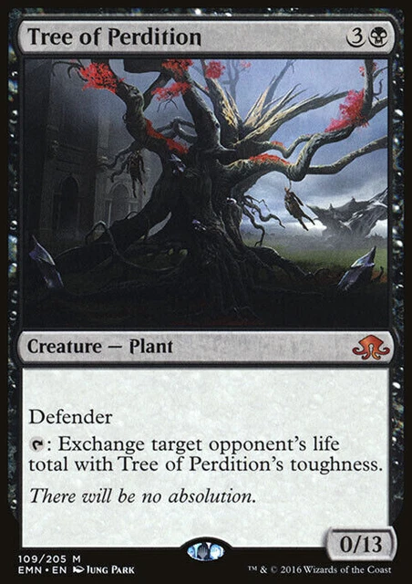 CARTE MAGIQUE RARE mythique MTG Tree of Perdition Eldritch Moon - NEUF ...