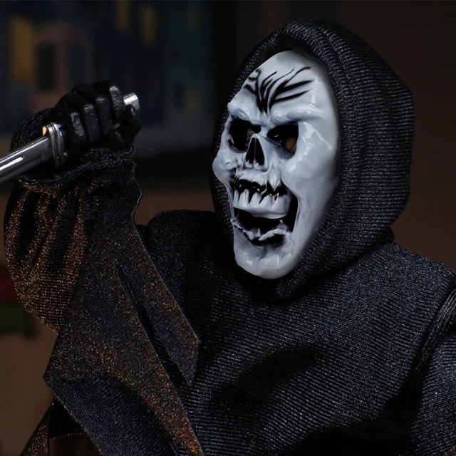 SCREAM GHOST FACE Mask With Hood Halloween Horror Fun Fancy Dress ...