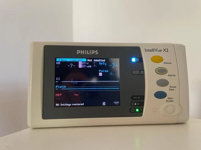 PHILIPS MONITOR INTELLIVUE X2 MMS English EUR 320,00 - PicClick FR