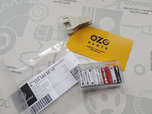MERCEDES FUSE SET R107 W126 W201 W123 W124 Fuse box A1245800010 ...
