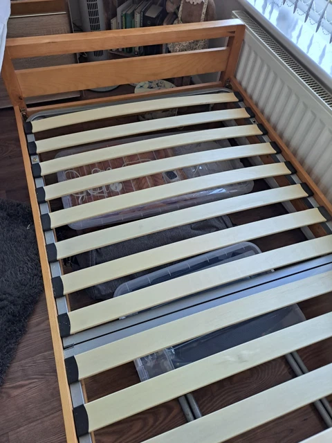 DREAMS WOODSTOCK RANGE Single Sprung Slat Bed And Mattress² Vgc £130.70 ...