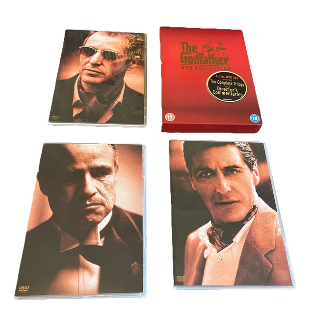 THE GODFATHER DVD Collection Complete Trilogy 4-Disc Box Set £9.37 ...