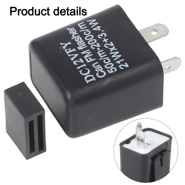 2-PIN FLASHER RELAY Motorcycle Part 0.02A To 12A For Most Motorcycle ...