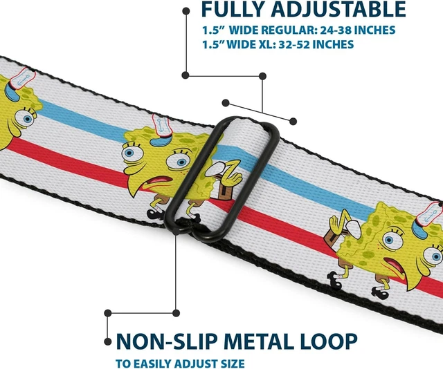 NICKELODEON SPONGEBOB SQUAREPANTS Logo Full Color Black Seat (US IMPORT ...