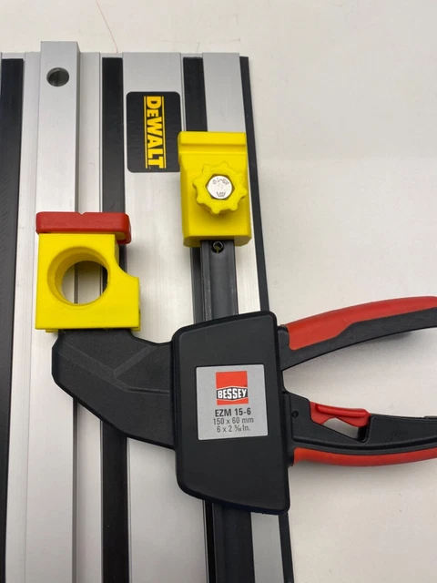 DEWALT TRACK SAW guide rail clamp adaptor feet - to fit Bessey Clamp ...