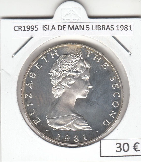 CR1995 MONEDA ISLA De Man 5 Libras 1981 Plata 30 EUR 30,00 - PicClick FR