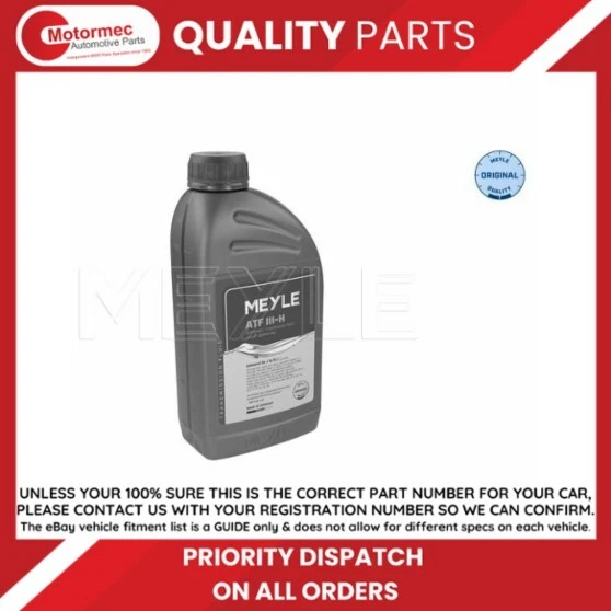 BMW AUTO TRANSMISSION Fluid ATF E39 E46 E53 85 Meyle 1ltr OE ...