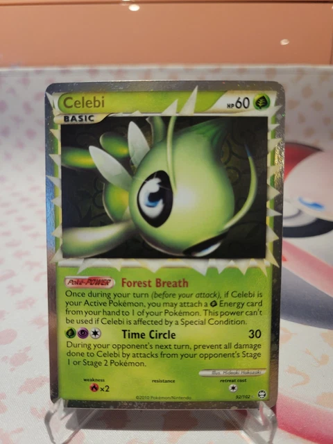 POKÉMON TCG CELEBI Prime HS-Triumphant 92/102 Holo Rare $28.00 ...