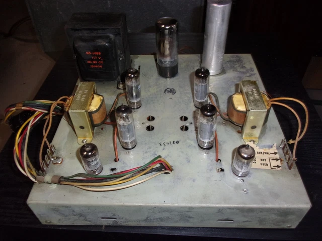 VINTAGE ZENITH VACUUM Tube Stereo Power Amplifier 7B31 £134.48 ...