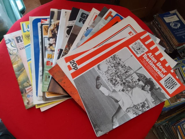 EXETER CITY HOME/AWAY Football Programmes (Various Season's) x 27 All ...