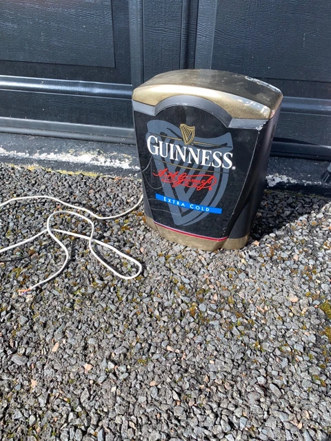GUINNESS ILLUMINATED BAR Top Pub Pump Font Sign Advertising Beer Light ...
