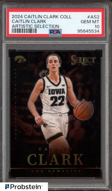 2024 PANINI CAITLIN Clark Coll. Selezione artistica Caitlin Clark RC ...