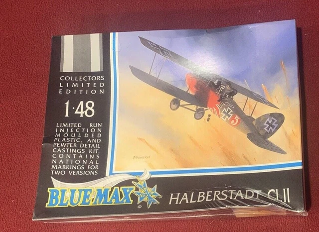 KIT MODÈLE D'AVION Blue Max Collectors édition limitée 1/48 Halberstadt ...