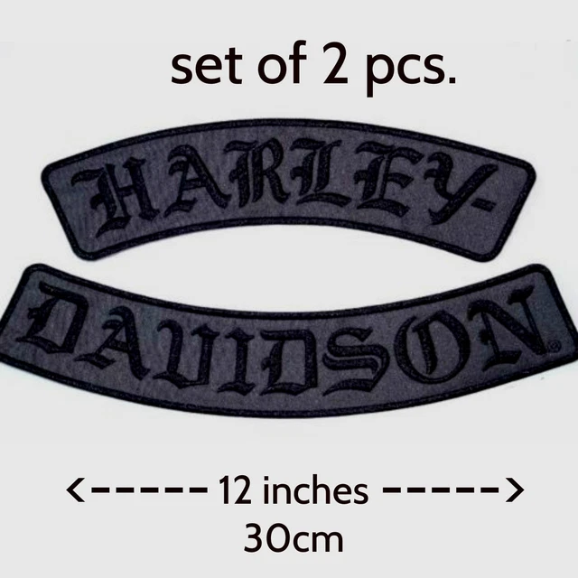 HARLEY DAVIDSON GOTHIC Rockers Patches Set $24.99 - PicClick