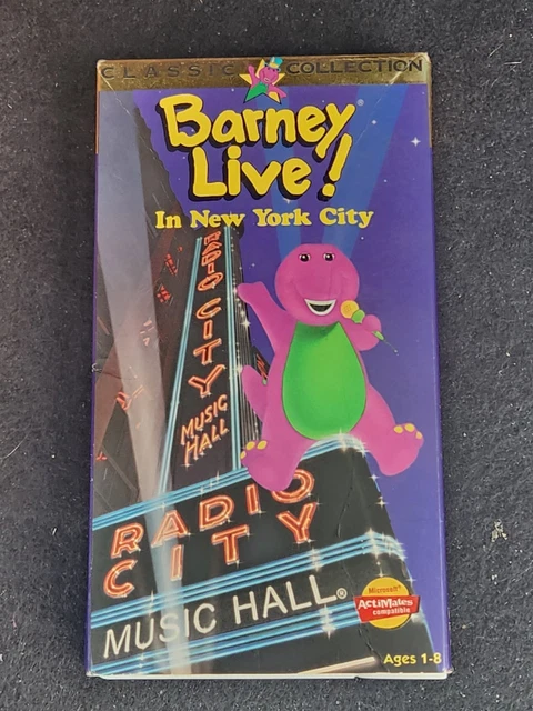 BARNEY LIVE VHS - Barney Live In New York Show 1994 £12.95 - PicClick UK