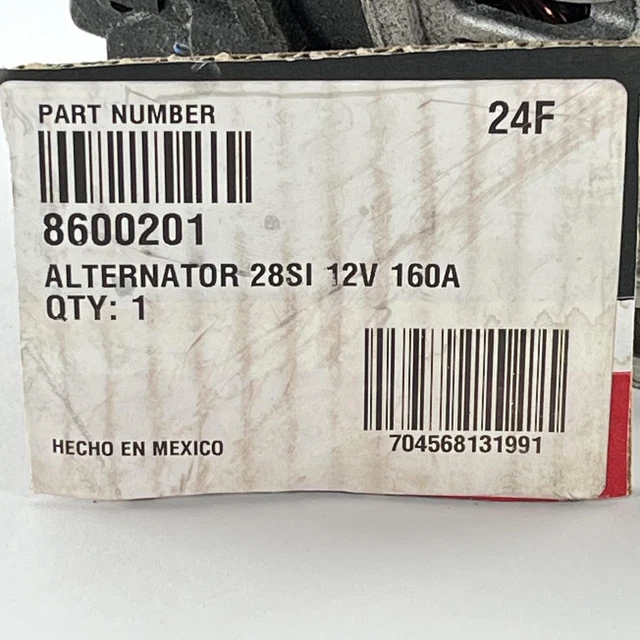 DELCO REMY 28SI Alternator 12V 160A Genuine OEM Part 8600201 $210.54 ...
