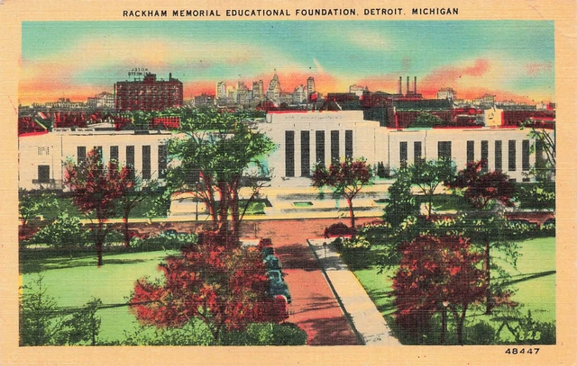 ETATS UNIS DETROIT Rackham Memorial Educational Foundation EUR 3,25 ...