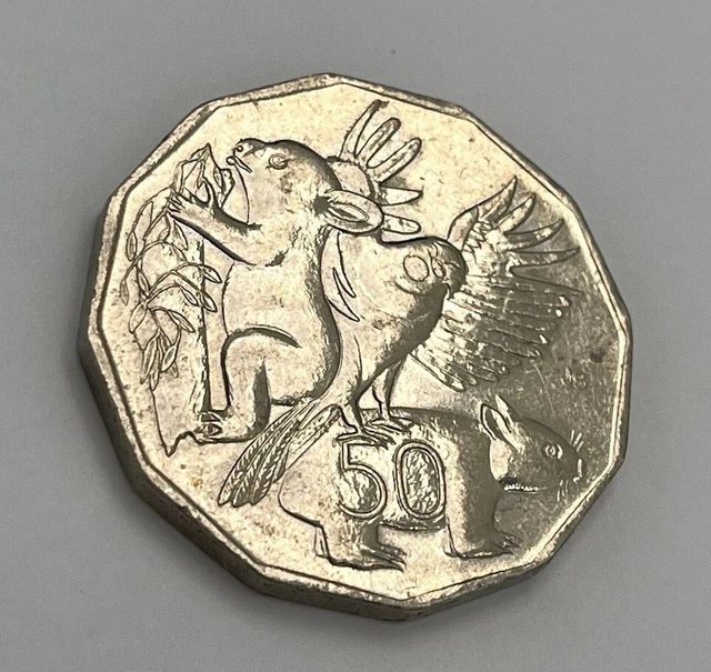 2004 STUDENT DESIGN 50 Fifty Cent Coin - Australian Low Mintage ...