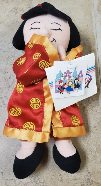 NEW VINTAGE MINI Bean Bag Plush The Disney Store China Girl Small World ...