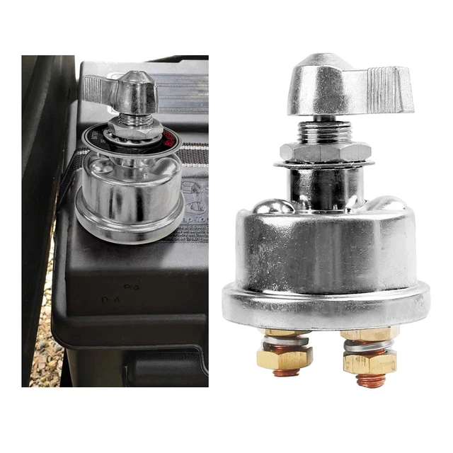 HEAVY-DUTY MASTER BATTERY Disconnect Switch Isolator Kill w/Face Plate ...