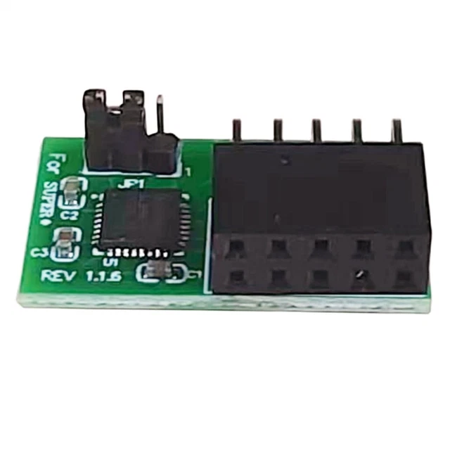 VERTICAL TPM 2.0 9-Pin,Adapter for AOM-TPM-9670V-S for Super9846 £11.93 ...