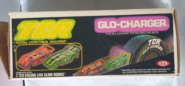 NEW VINTAGE TCR Total Control Racing Glo Charger And Additional Used ...