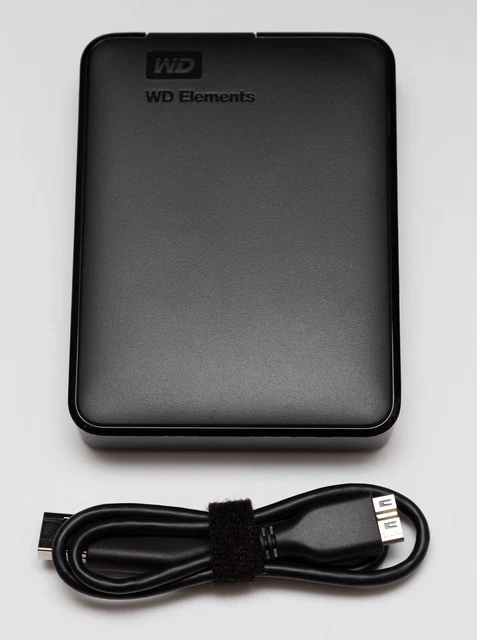WESTERN DIGITAL ELEMENTS 5 TB External USB 3.0 2.5 inch Hard Disk Black ...