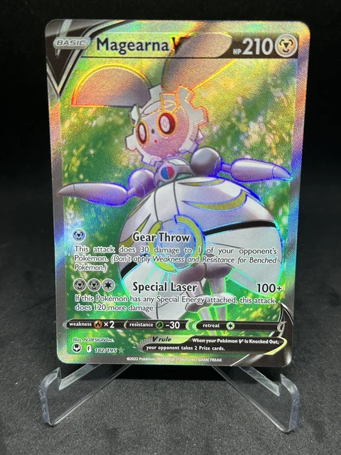 POKÉMON TCG MAGEARNA V (Full Art) Silver Tempest 182/195 Holo Ultra ...