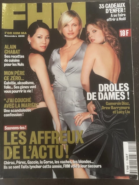 MAGAZINE FHM N°17, Cameron Diaz, Lucy Liu, Drew Barrymore, Tonya ...
