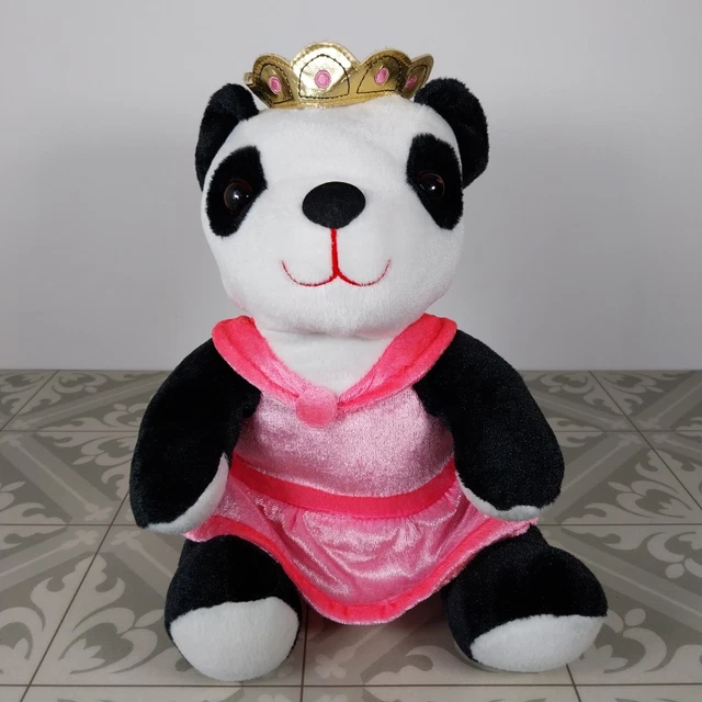 SOOTY SOO PRINCESS Plush Soft Toy Gold Crown Cadells Large Panda 2008 ...
