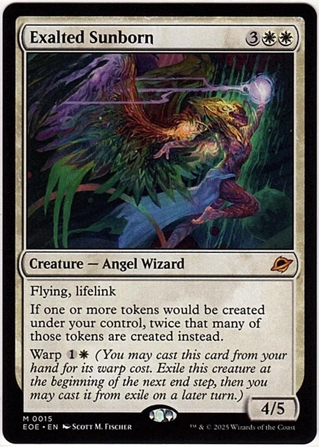 MTG EDGE OF Eternities Exalted Sunborn (Mythic) $37.00 - PicClick AU