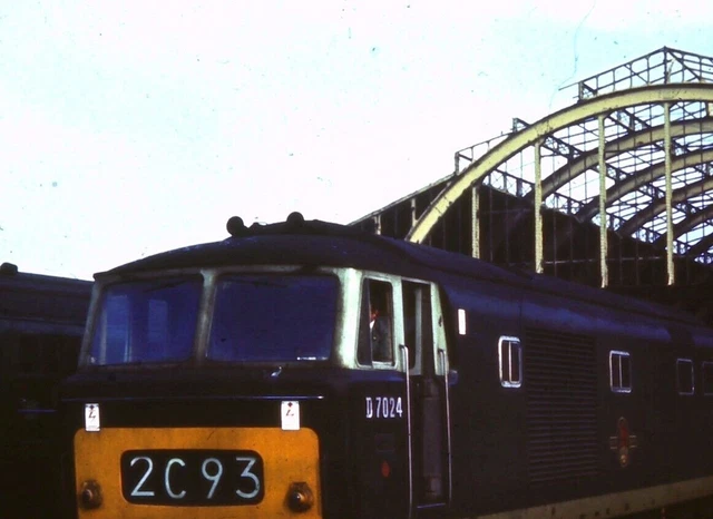 35MM COLOUR RAIL Slide Diesel Loco Class 35 D7024 Bath Green Park 1965 ...