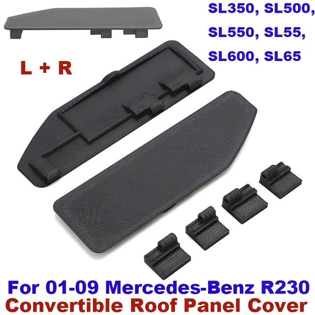 FIT MERCEDES R230 Convertible Top Flap Trim Roof Panel Cover SL500 ...
