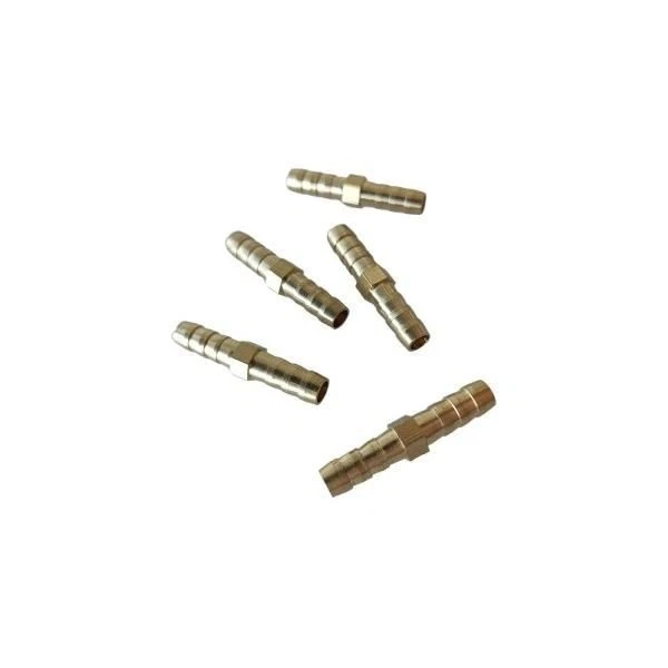 5PCS STRAIGHT 8MM Brass Fitting Hose Pipe Pipe Connector Coupler ...