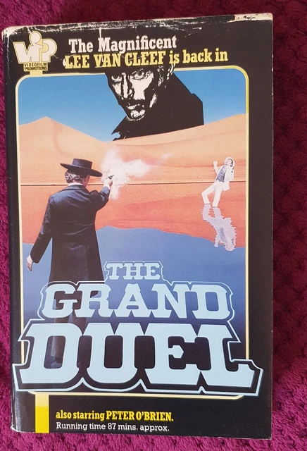 THE GRAND DUEL VHS VFP Pre Cert Big Box rental Lee Van Cleef Western £ ...