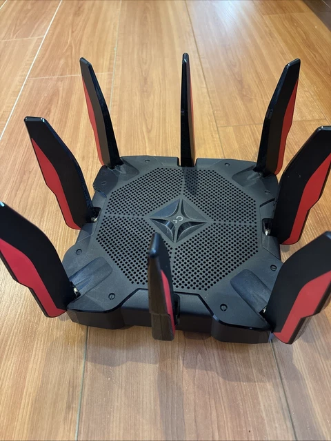 TP-LINK ARCHER AX11000 Tri-Band Wi-Fi 6 Gaming Router - Black/Red $135. ...
