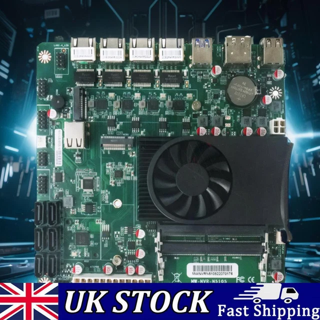 N5105 FIREWALL ROUTER Mainboard 4 Cores 4 Threads 2 M.2 Slot 6xSATA DP ...
