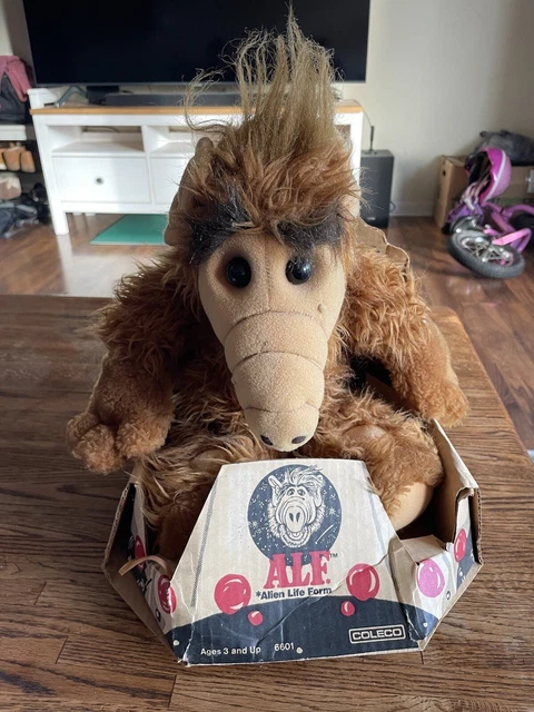 VINTAGE COLECO ALF Alien Life Form Plush Toy Doll 1986 18 Inch With ...