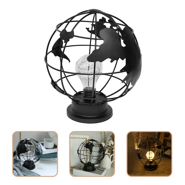 WORLD GLOBE MODEL World Globe Lamp Industrial Touch Light World Globe ...