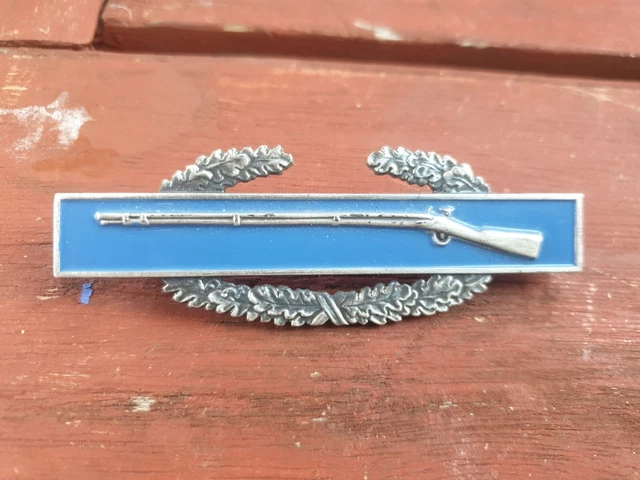 US ARMY COMBAT Infantryman Badge Original Stamped 1/20th SF V21 £15.00 ...